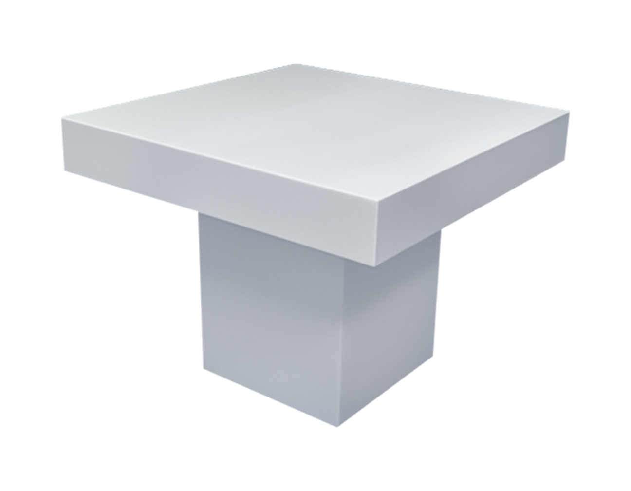 Square White Dining Table Rental in Dubai, Abu Dhabi, UAE