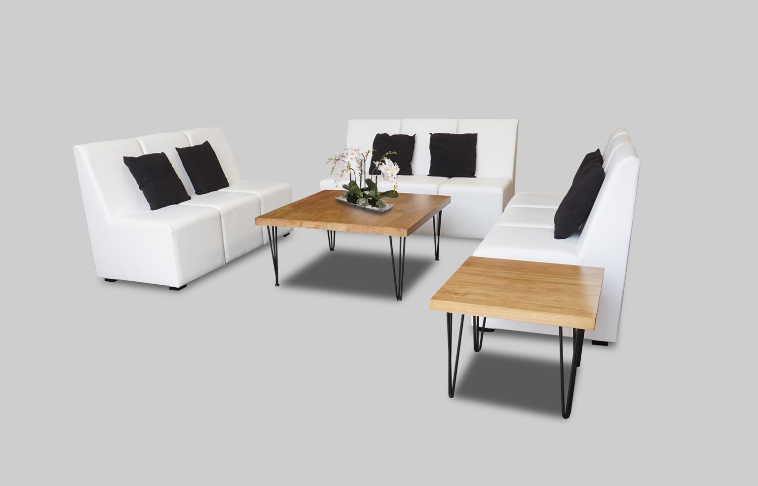 armless single sofa rental dubai modular sofa hire dubai